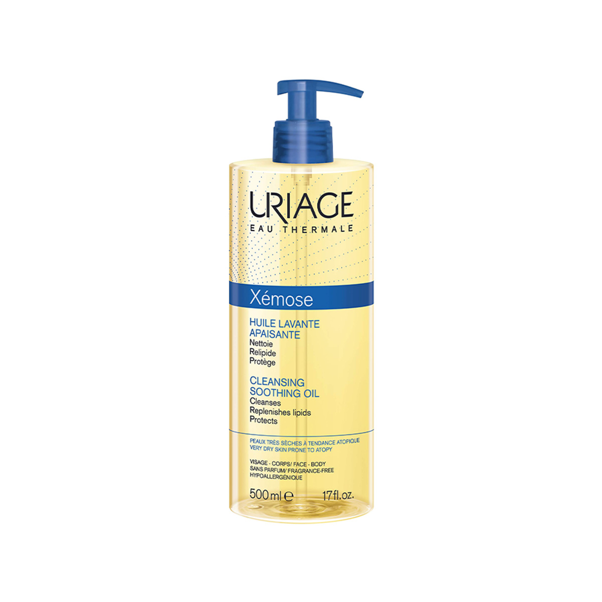 URIAGE XEMOSE HUILE LAVANTE APAISANTE *500ML - FARMATECH